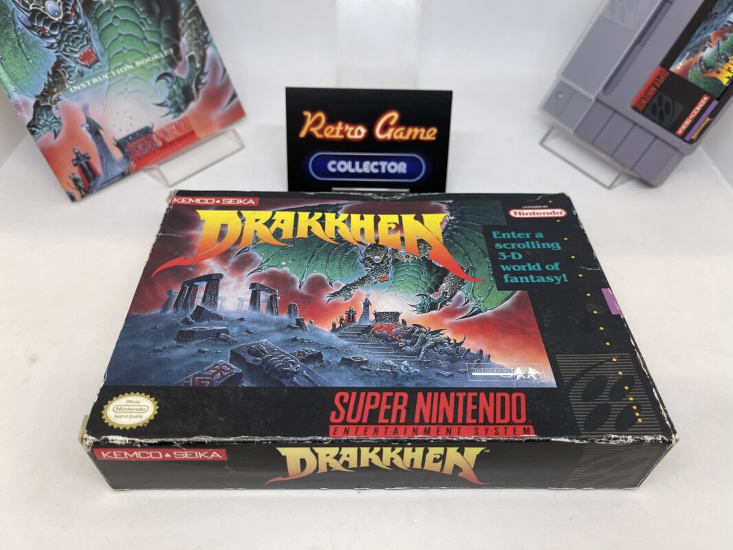 SNES Super Nintendo Drakkhen (CIB) NTSC – Retro Game Collector