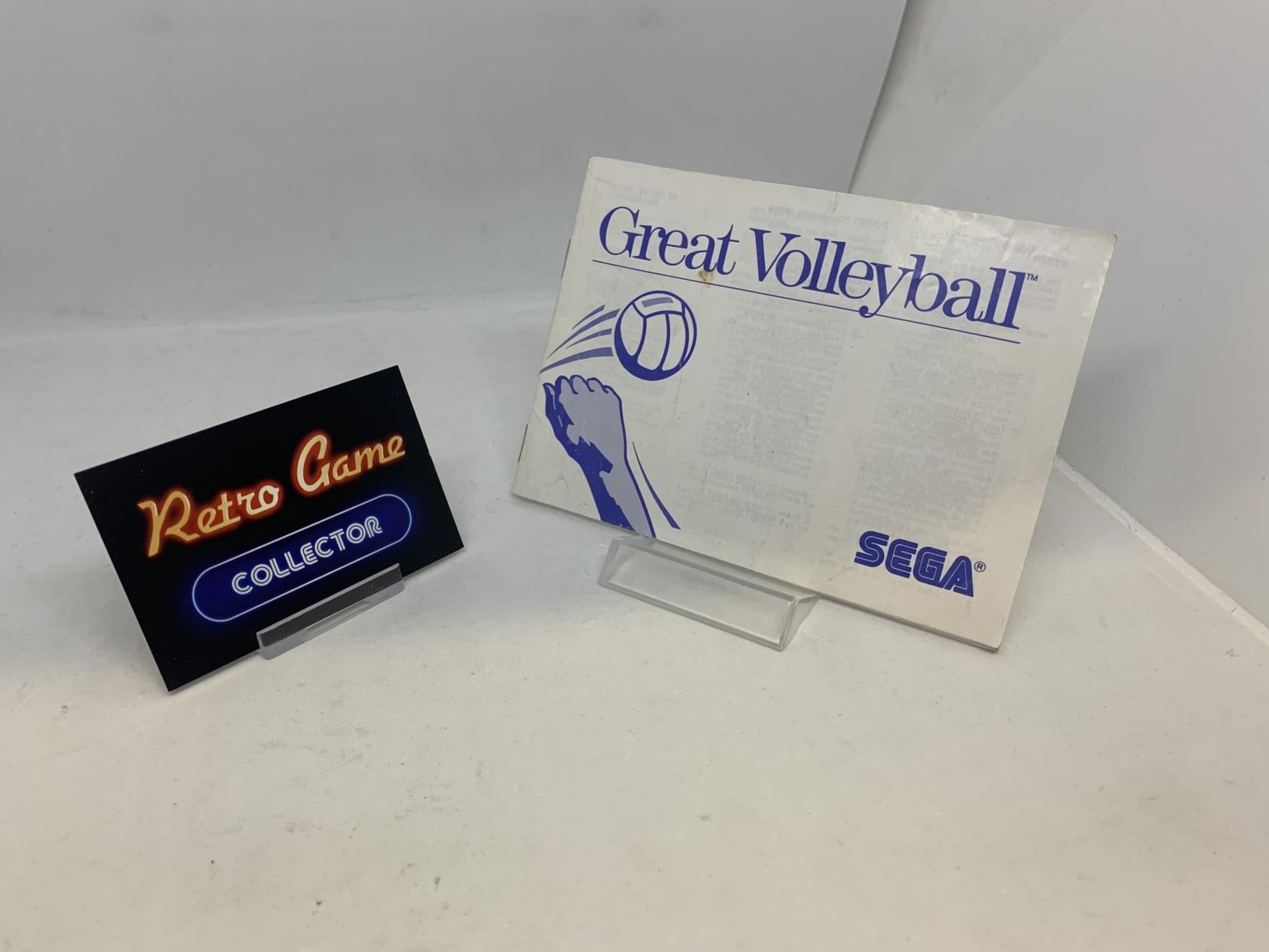 Sega Master System Manual Great Volleyball PAL – Retro Game Collector