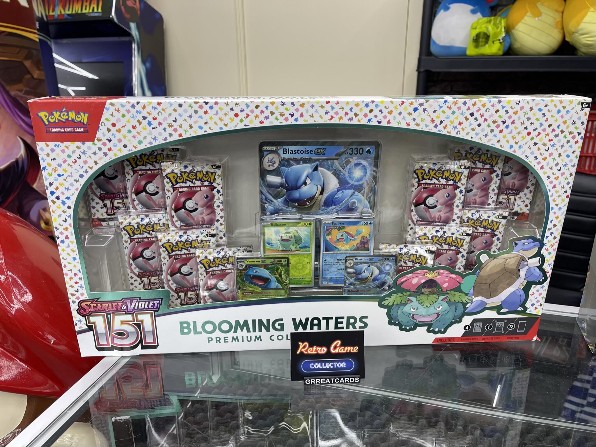 Pokemon TCG : 151: Blooming Waters Premium Collection – Retro Game ...
