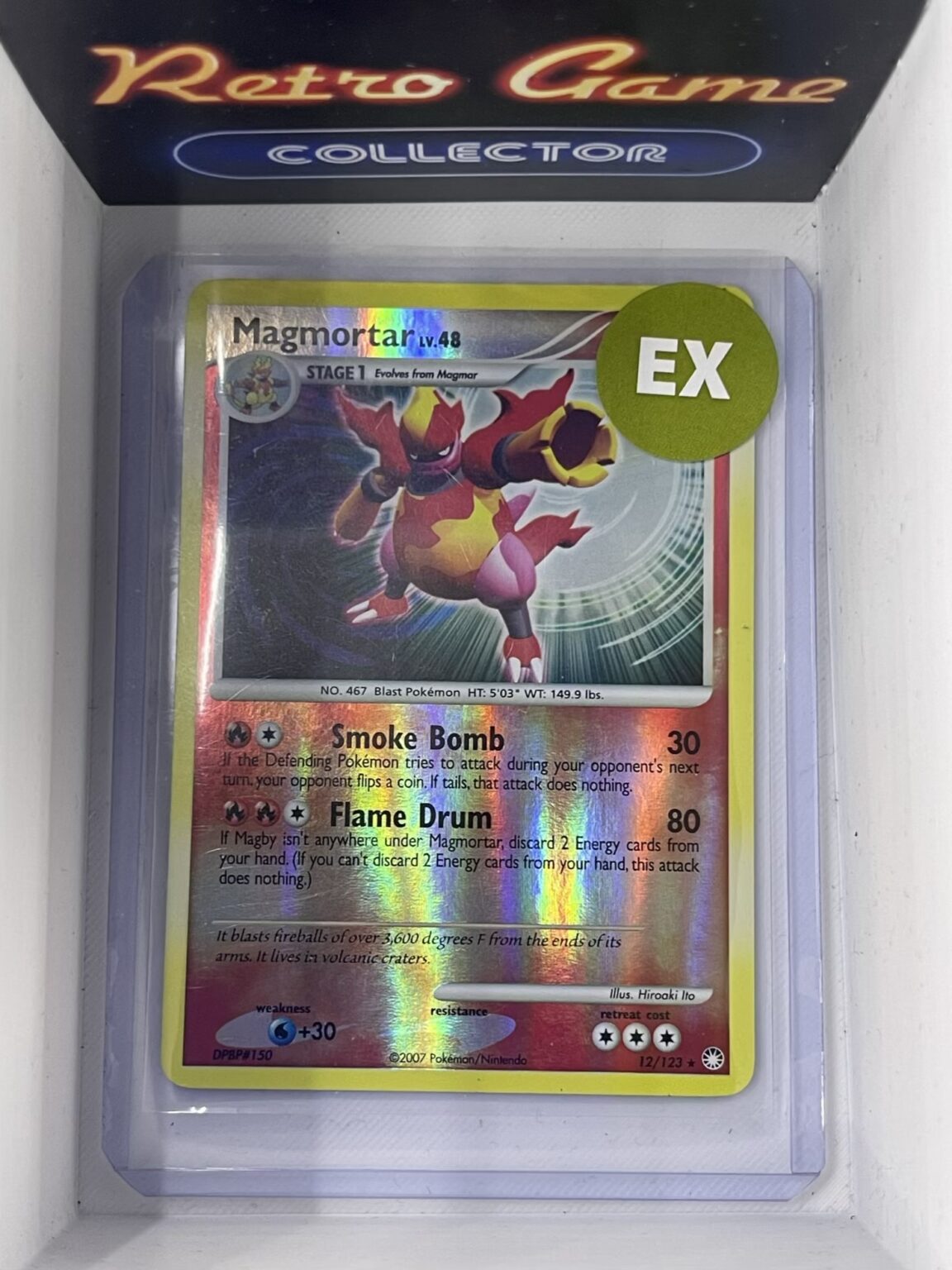 Pokemon TCG : Magmortar Lv.48 (DPPR 20) EX – Retro Game Collector