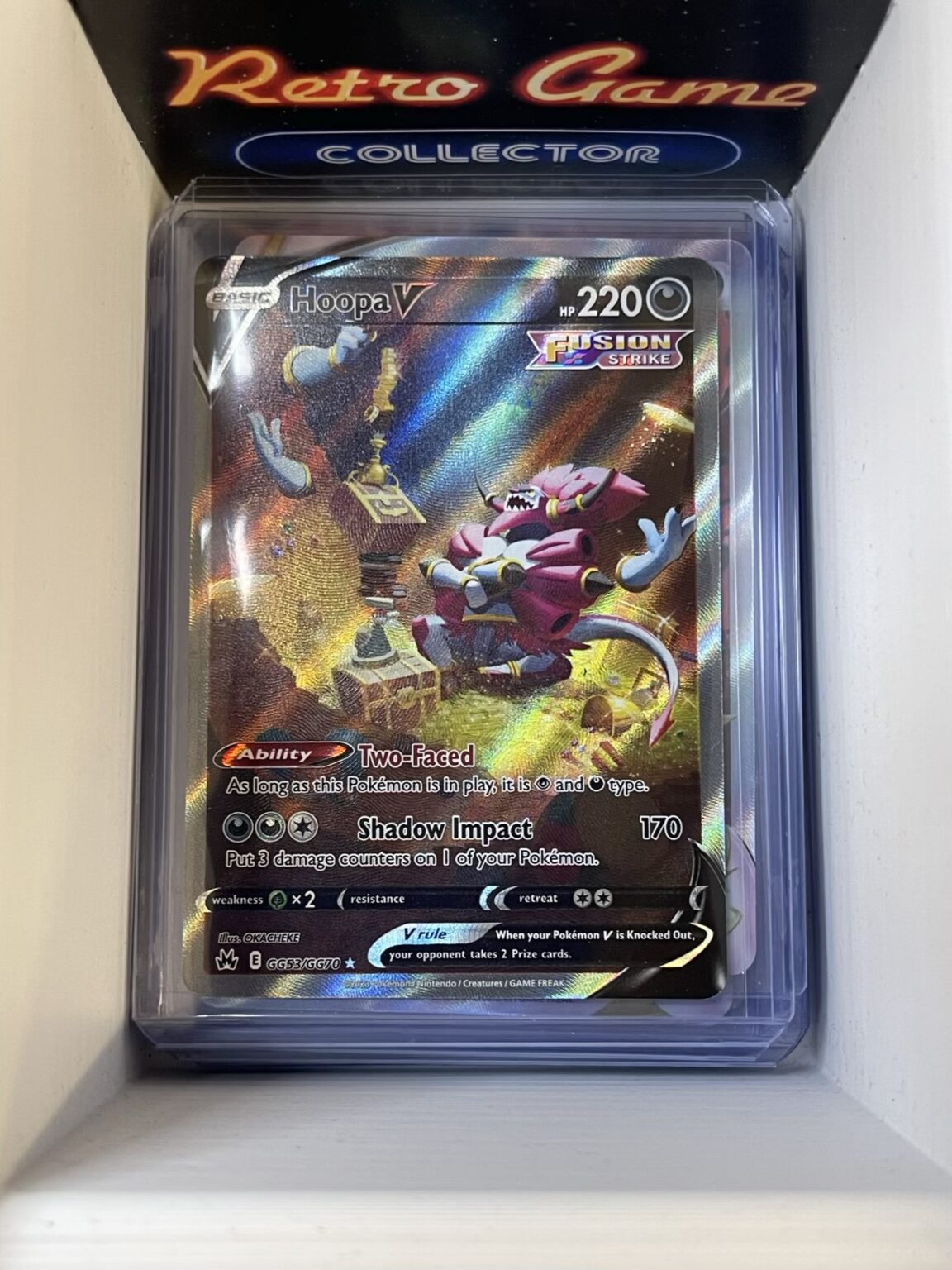 Pokemon TCG : Hoopa V (CRZ GG53)NM – Retro Game Collector